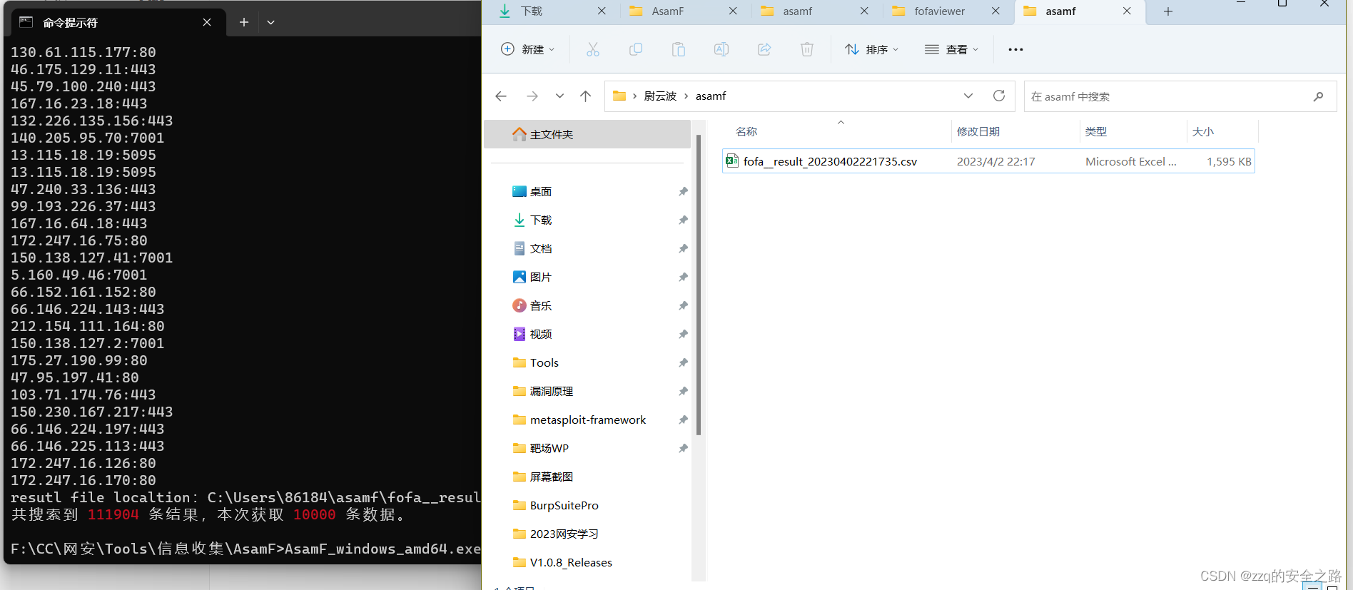 信息收集-红队方向_asamf在哪配置key-CSDN博客