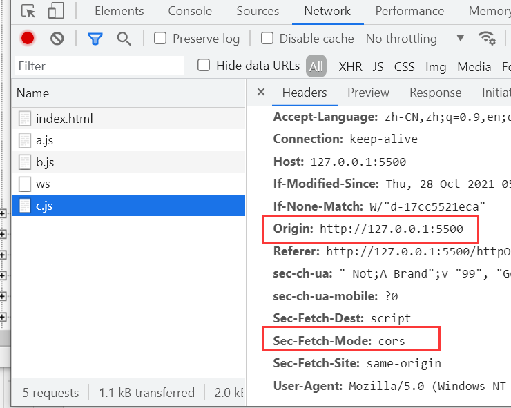 type=“module“模式下的跨域问题_sec-fetch-mode: cors-CSDN博客