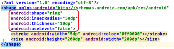 Android Studio的XML文件中shape标签的用法4-4_androidstudio 在布局文件写个长方形-CSDN博客
