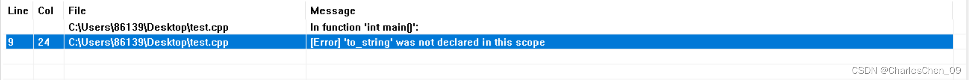 Dev-C++使用to_string()函数报错“[Error] ‘to_string‘ was not declared in this scope”原因及解决方案_string was ...
