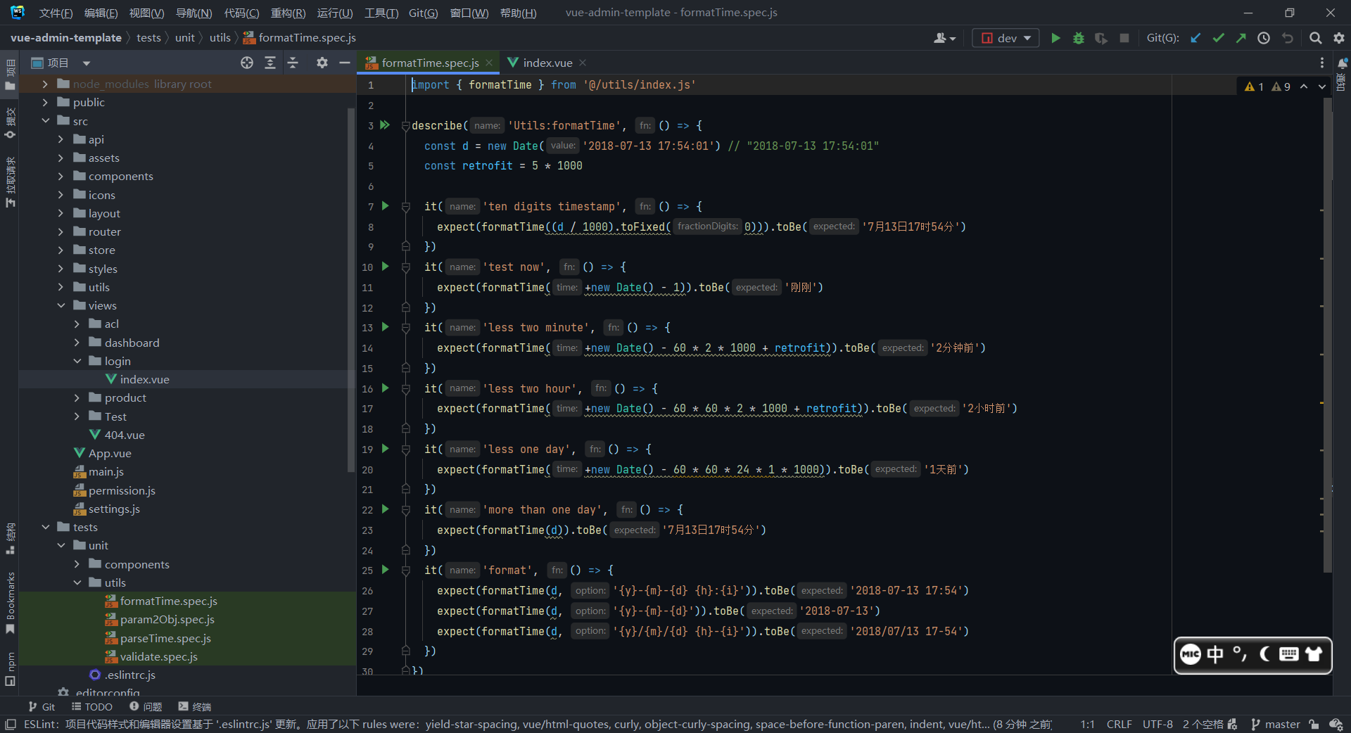 First experience of webstorm - theme color and editor color matching ...