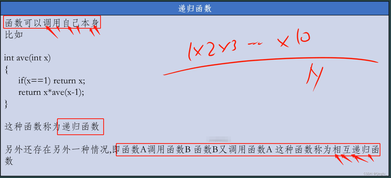 C笔记(class187)函数调用约定和递归函数cclass如何调用递归 Csdn博客