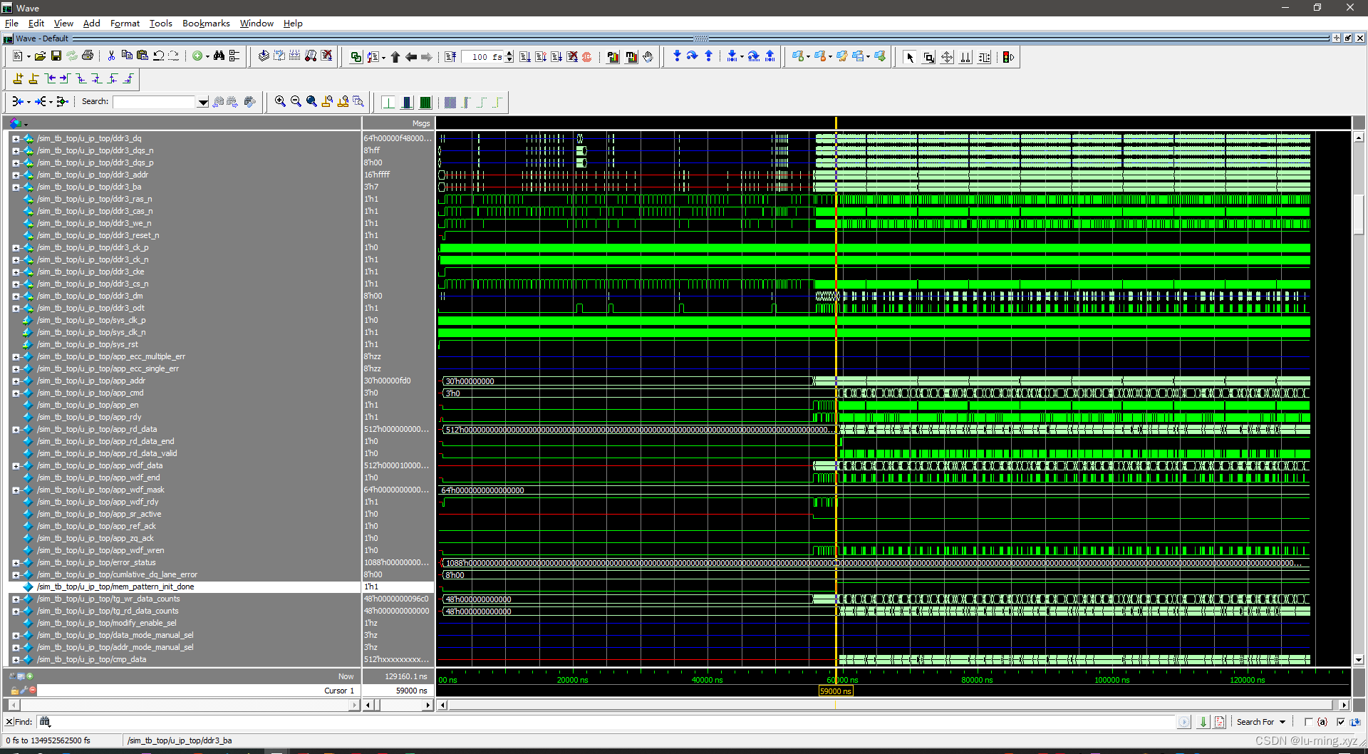 XIlinx MIG 控制DDR3 SO-DIMM内存条（三）：MIG IP核仿真与调试过程_xilinx ddr rdimms-CSDN博客