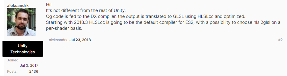 Unity Shader - URP 中的 #pragma prefer_hlslcc gles 的作用_unity shader ...