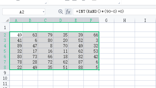 Excel 单元格设置随机整数与随机生成ABCD_随机生成abcd选项-CSDN博客