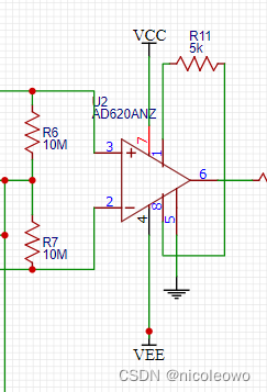 【简易心电测量电路（AD620）】-CSDN博客