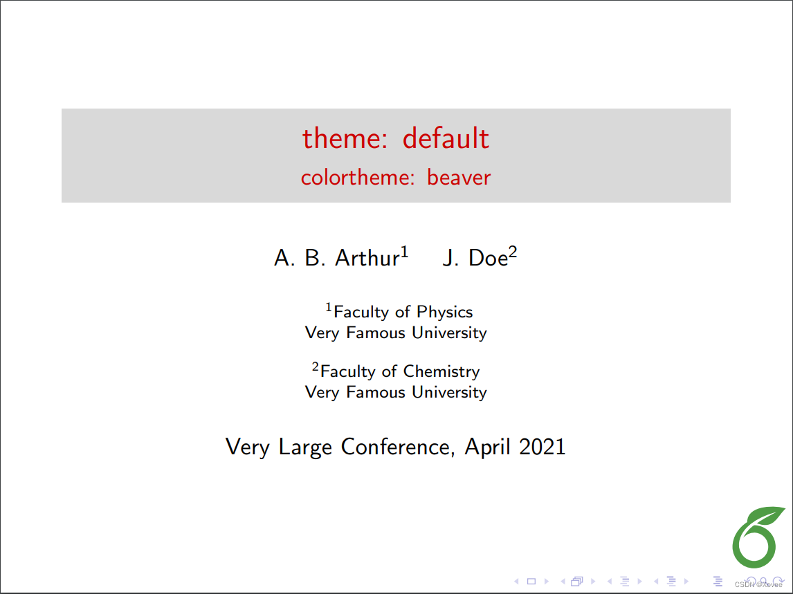 Beamer 介绍及教程-CSDN博客