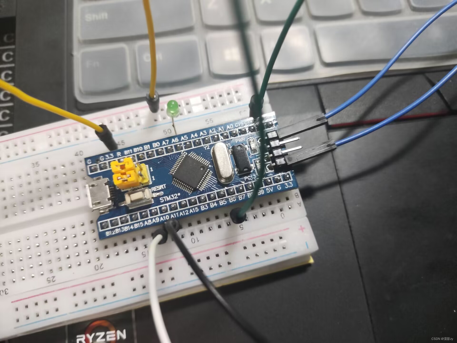 Stm32使用time3和time4分别输出一个pwm波形，实现2个 Led呼吸灯 Stm32 Tim4 Pwm Csdn博客