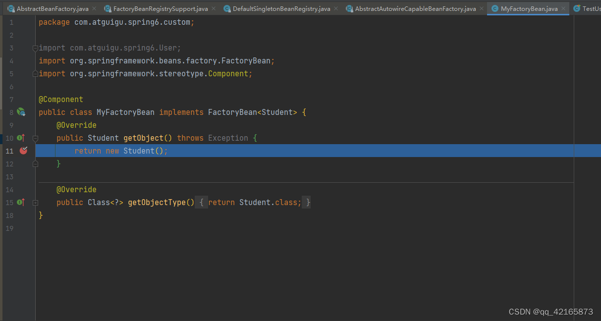 Spring使用factorybean获取bean的过程（懒加载）factorybean懒加载 Csdn博客