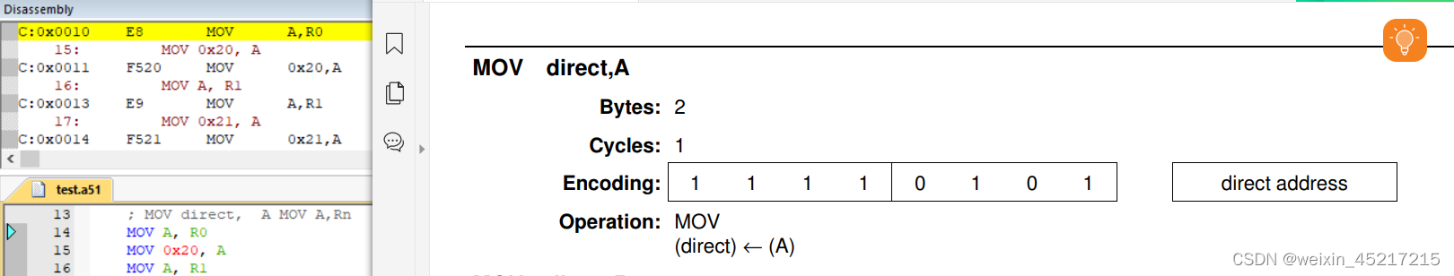8051汇编寻址模式_8051 directly addressed是什么意思-CSDN博客