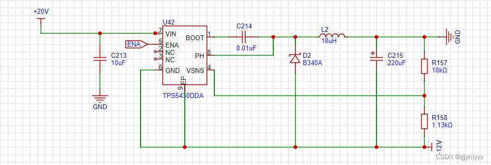 DC-DC降压电路设计_tps5430dda输出12v-CSDN博客