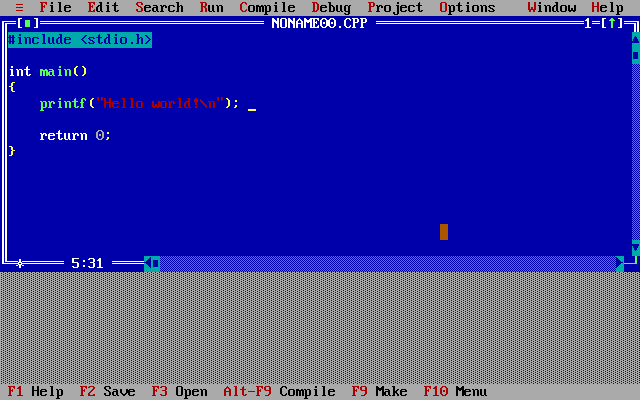 【C/C++】在Dosbox安装和体验Turbo C++ 3.0_Takanawa-door的博客-CSDN博客_turbo c++