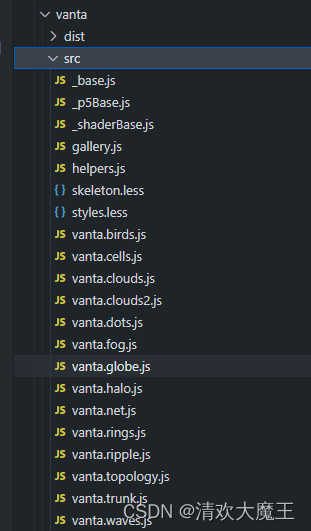记录一次vanta.js的使用（包含修改样式和风格）_vantajs-CSDN博客