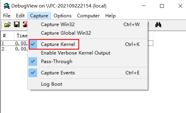 DebugView无法显示调试信息问题_debugview不显示-CSDN博客