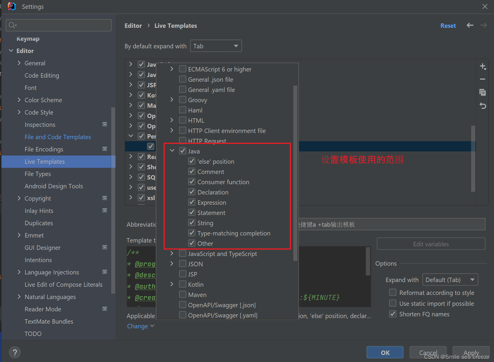 IDEA注释设置类、方法注释模板(params和return显示)_idea设置param和return注释模板-CSDN博客