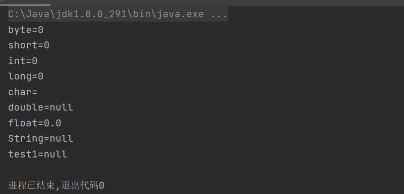 Java未赋值成员变量的初始值（默认值）_java bool值没有赋初始值会有默认值吗-CSDN博客