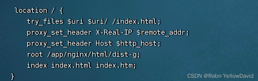 Nginx配置ruoyi-Vue前后端分离_ruoyi nginx配置-CSDN博客