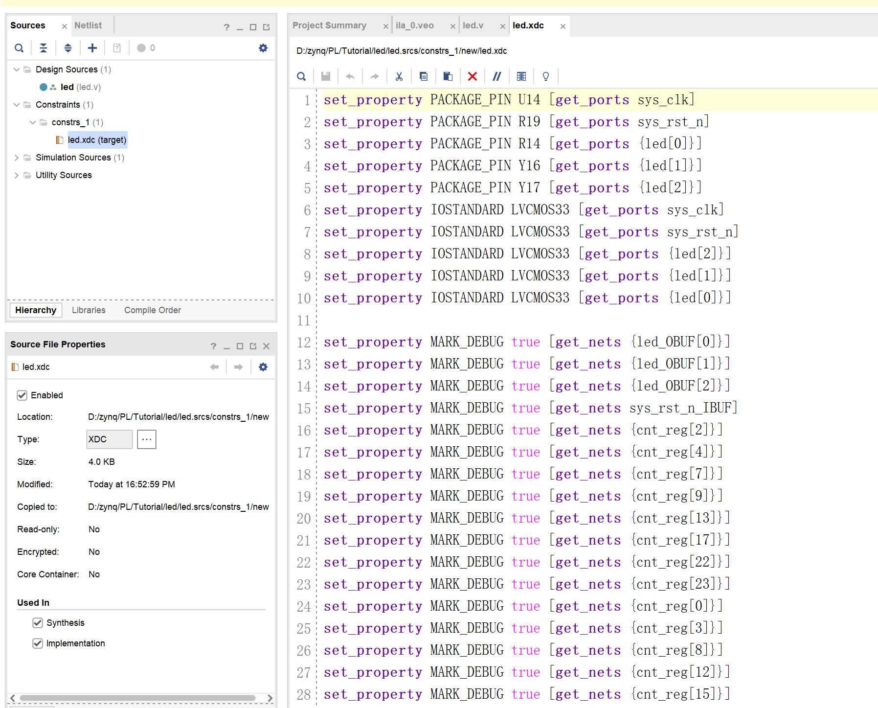 MYIR zynq fpga 学习过程（2）硬件调试_debug probes file怎么生成-CSDN博客