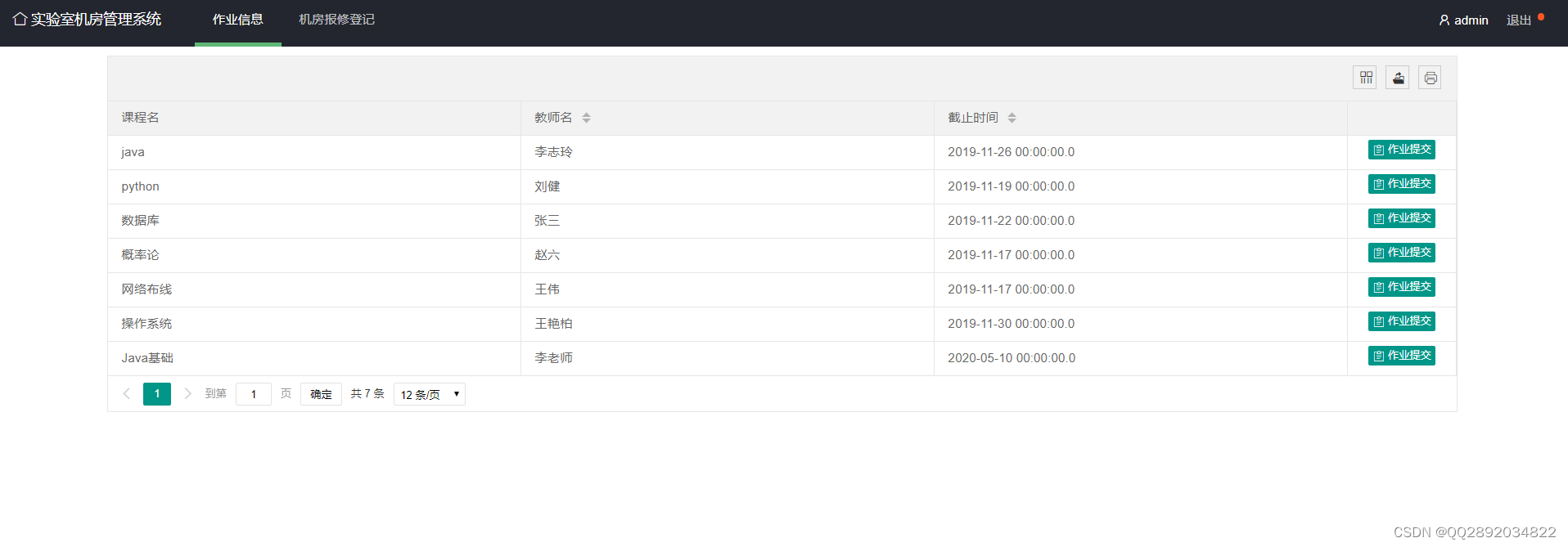 Javaweb基于jspservlet开发学生机房管理系统源码 课程设计 毕业设计机房管理系统web Csdn博客 8133