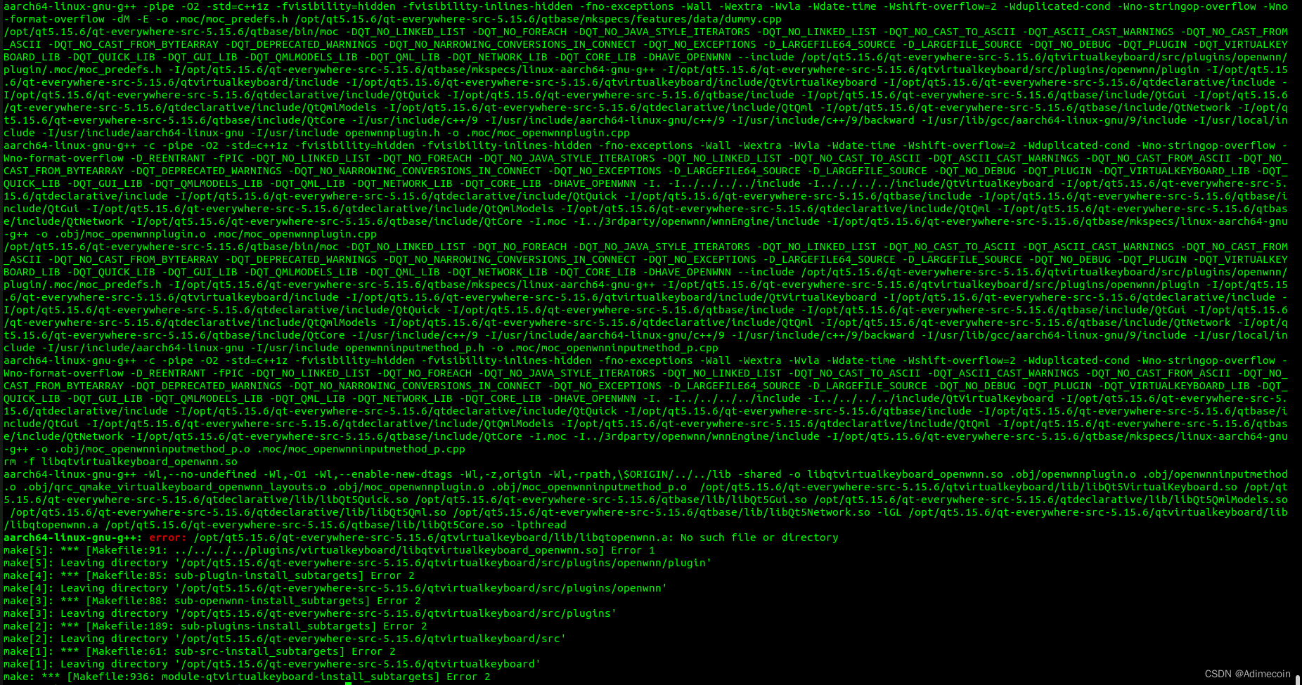 【QT】编译安装Qt5.15.6 过程中遇到的问题处理集_warning: qtwebengine will not be built.-CSDN博客