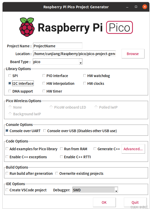 树莓派pico rp2040 I2C的使用-CSDN博客