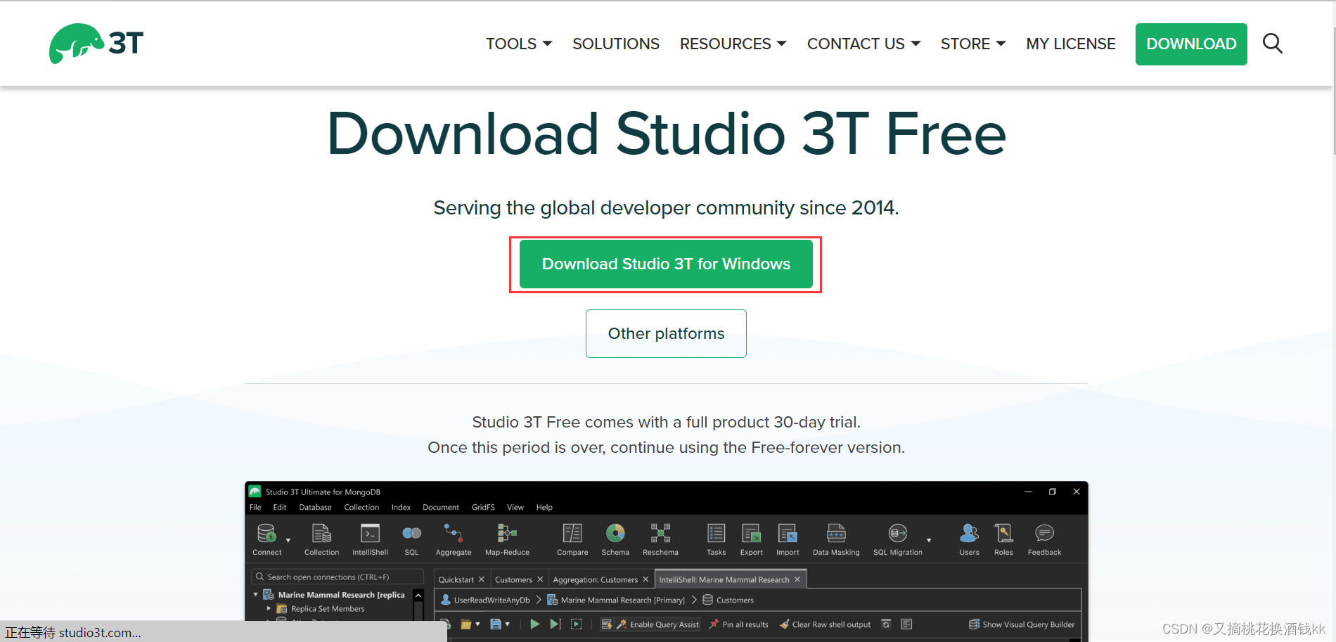 在windows中下载、安装和使用MongoDB_robomongo下载-CSDN博客