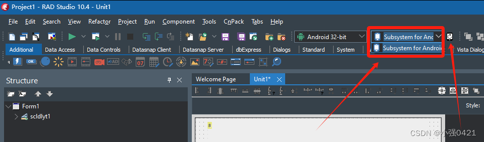 Delphi移动开发使用win11安卓子系统调试_delphi 调试android-CSDN博客