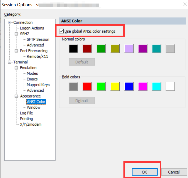 最新 SecureCRT 字体背景颜色更改 (自己记录)_crt如何设置字体七彩颜色-CSDN博客