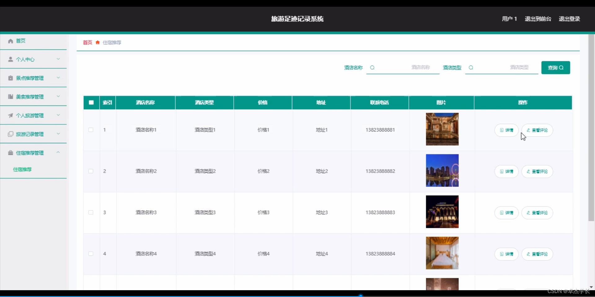 Java计算机毕业设计旅游足迹记录系统(附源码、数据库)系统设计 足迹表怎么开发 Csdn博客
