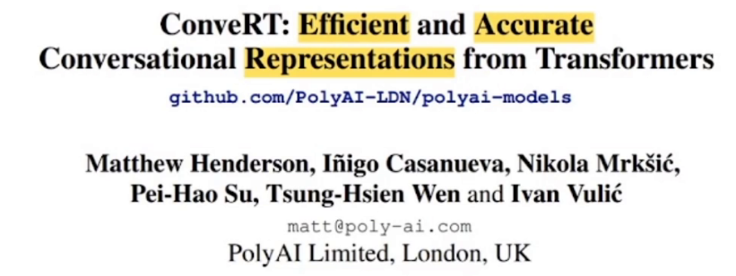 Gavin老师Transformer直播课感悟 - 基于Transformer轻量级高效精确的Conversational Representation对话系统ConveRT解密(一 ...