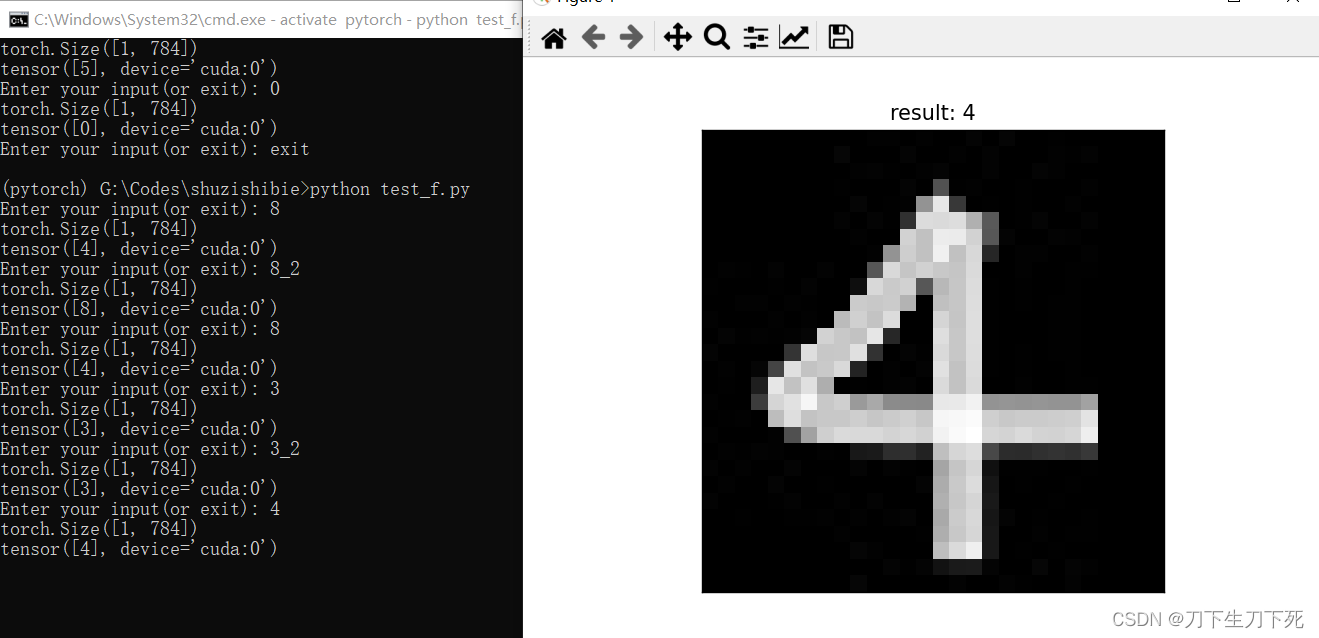 Pytorch 手写数字识别测试自己的图片线性网络pytorch 识别misnt可以识别自己的图片不行 Csdn博客