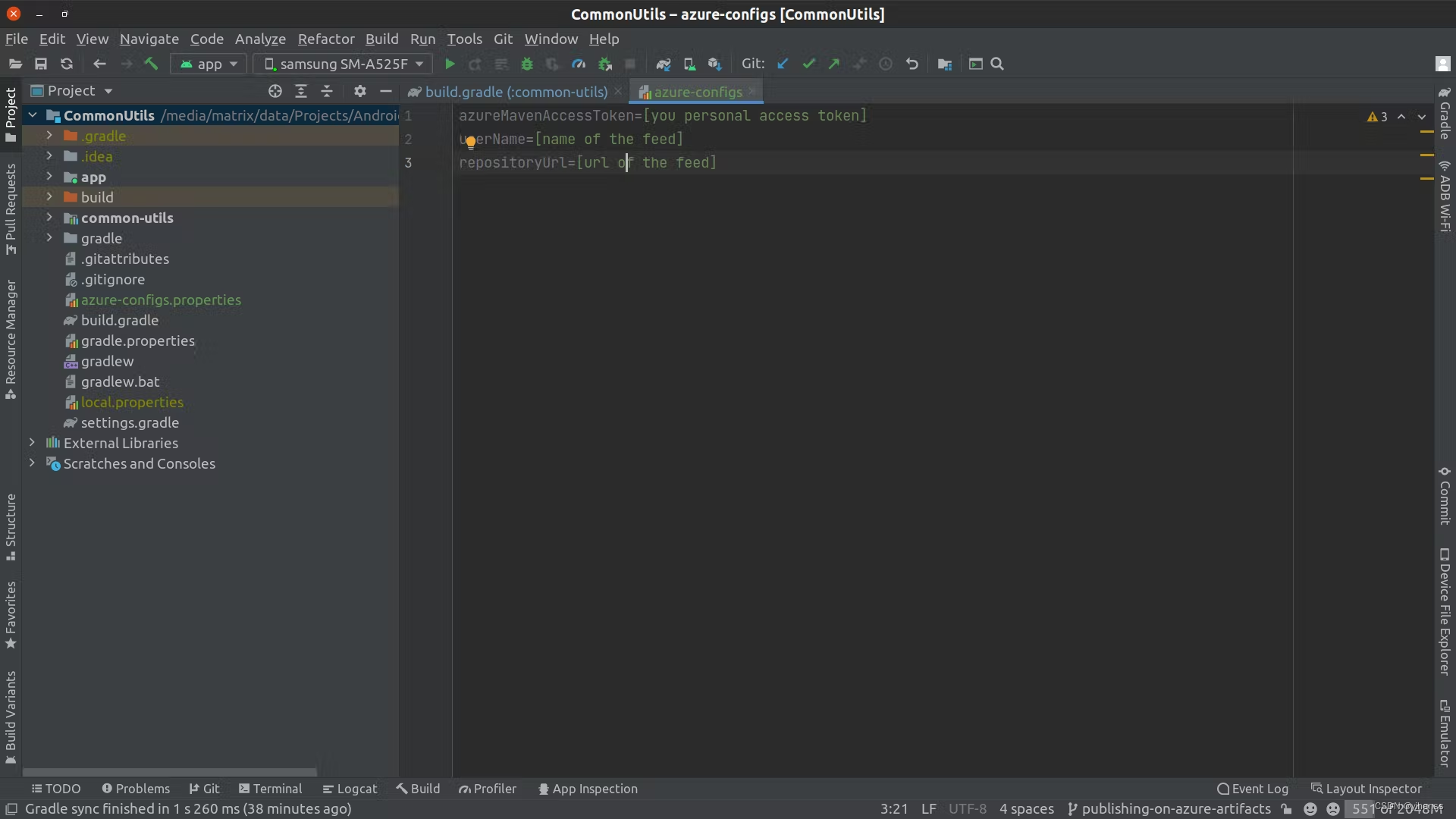 使用 Mavin Publish Gradle 插件将 Android 库发布到 Azure Artifacts_could not get unknown property 'release ...