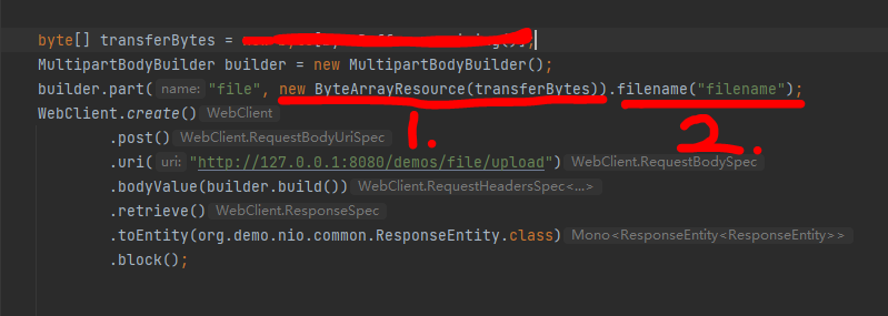 Spring Webclient 传输byte Webclient中传递byte 数组参数 Csdn博客