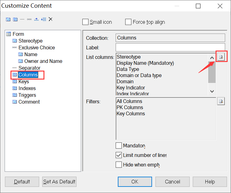 Powerdesigner显示表的comment和列的comment的方法_ad中comments怎样打开-CSDN博客