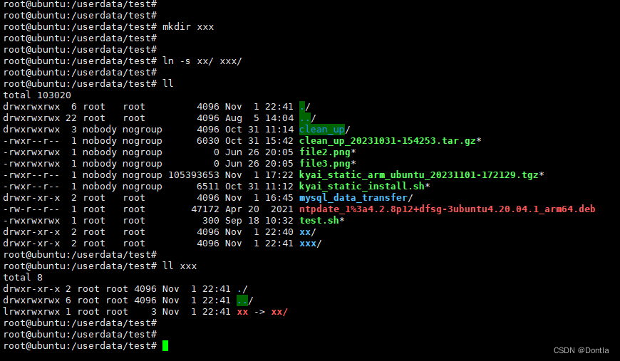 linux软链接的创建、修改、删除（硬链接hard link、软链接soft link或symbolic link、死链接dangling ...