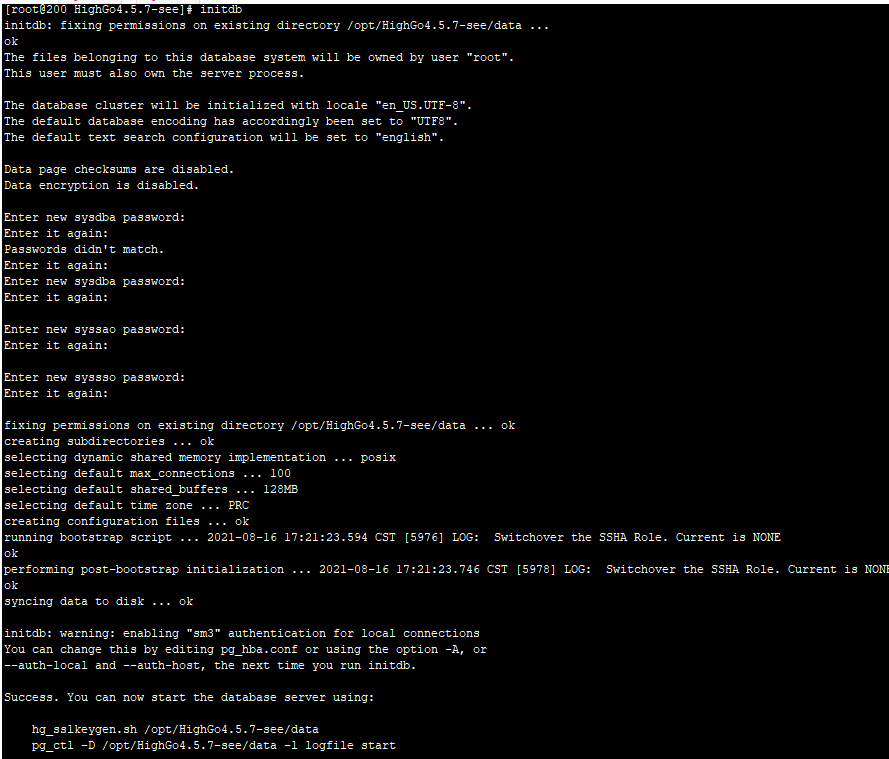 CentOS上使用rpm安装瀚高数据库(highgo)_瀚高(highgo)4.5.7数据库企业版rpm安装包-CSDN博客