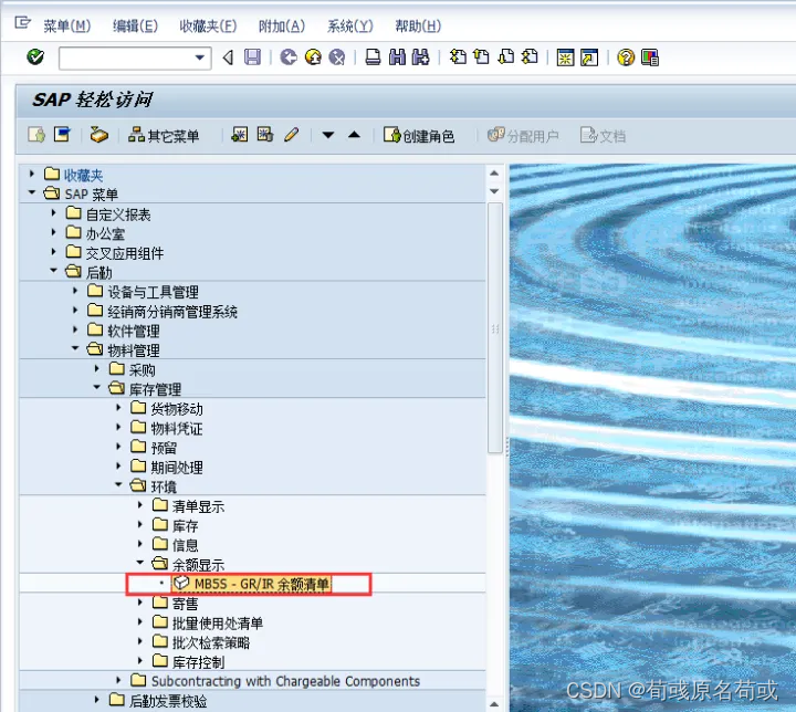 SAP中 查询采购订单已收货未开票信息 MB5S ＜转载＞_sap根据采购订单查入库-CSDN博客