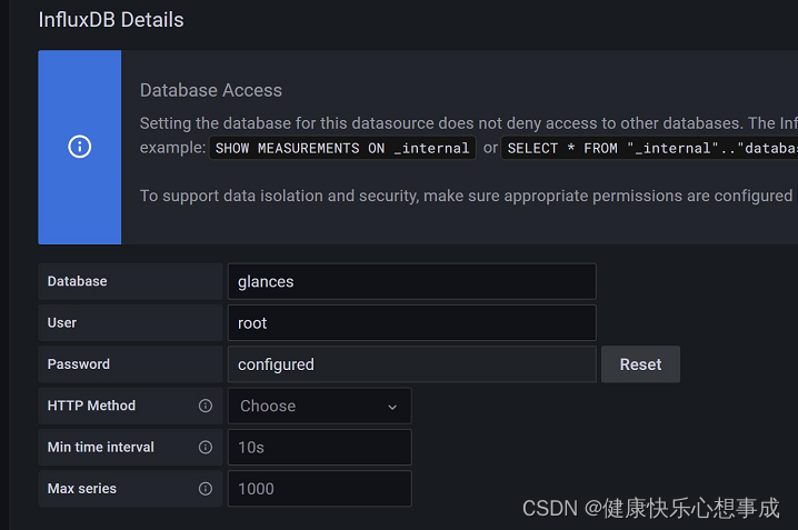 使用 Glances+InfluxDB+Grafana 搭建系统监控平台_glances+grafana-CSDN博客