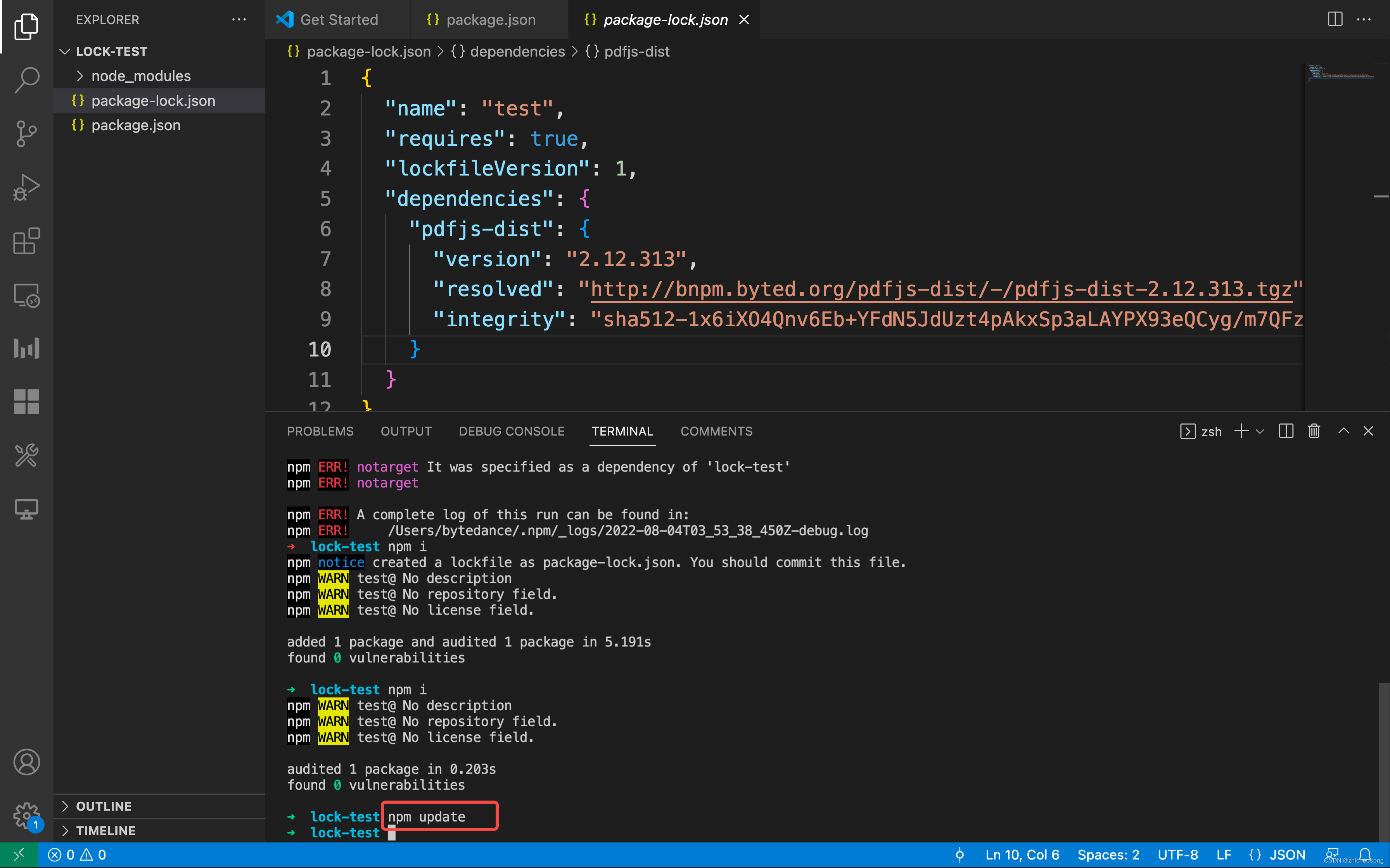 package-lock.json那些事_packag-lock.json有陈旧数据-CSDN博客