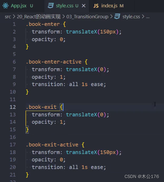 React学习 第七天 过渡动画react 过渡动画 Csdn博客 