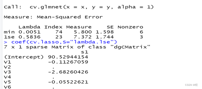 简述lasso估计以及调节参数的CV与BIC准则_lassocv-CSDN博客