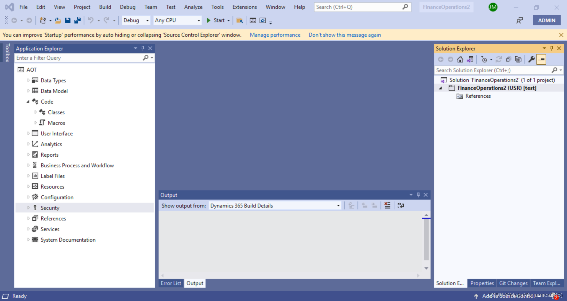 Dynamics 365 Finance and Operations 创建你的第一个项目框架-CSDN博客