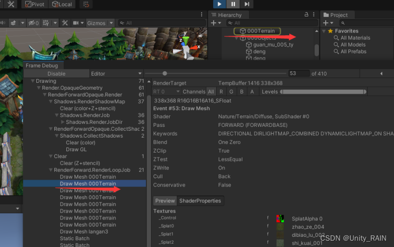 从framedebugger看unity渲染 Csdn博客
