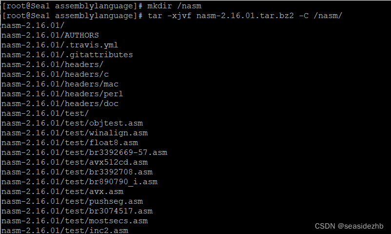 CentOS 7源码安装nasm汇编器，从源码安装gcc 12.2.0，使用汇编语言输出“Hello”_nasm下载-CSDN博客