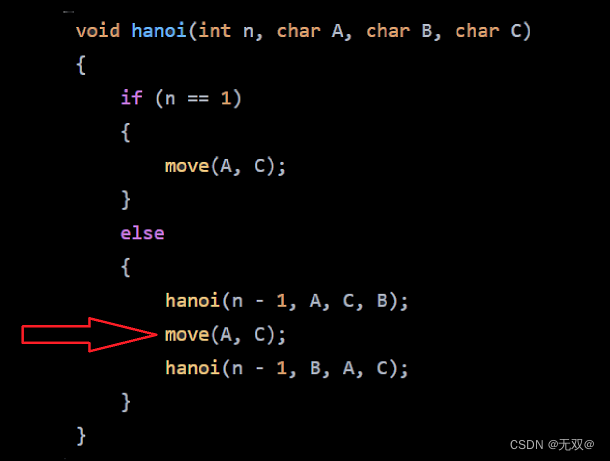 利用递归详解《汉诺塔游戏》_求汉诺塔的函数void hanoi-CSDN博客