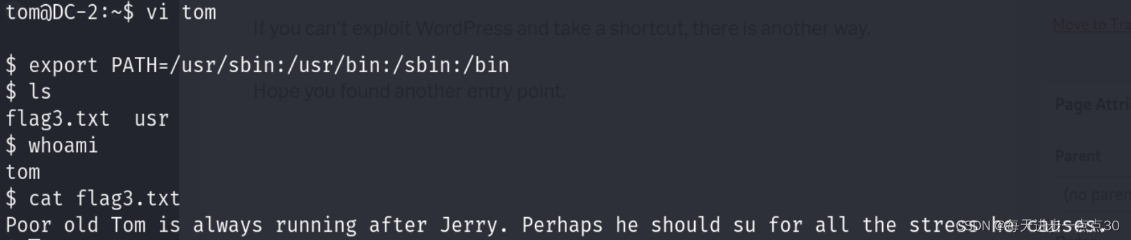 【DC系列】DC-2靶场_dc2靶场-CSDN博客