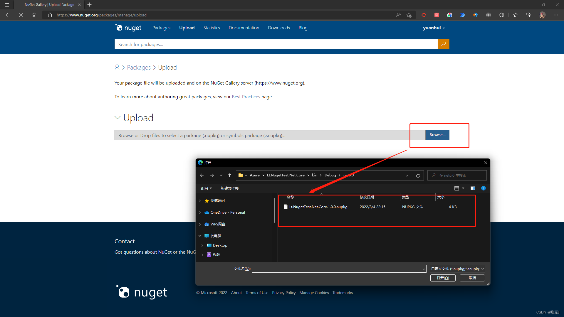 使用 VS Studio 2022 创建自己的 NuGet包，图片教程包教包会！_nupkg文件怎么打开-CSDN博客