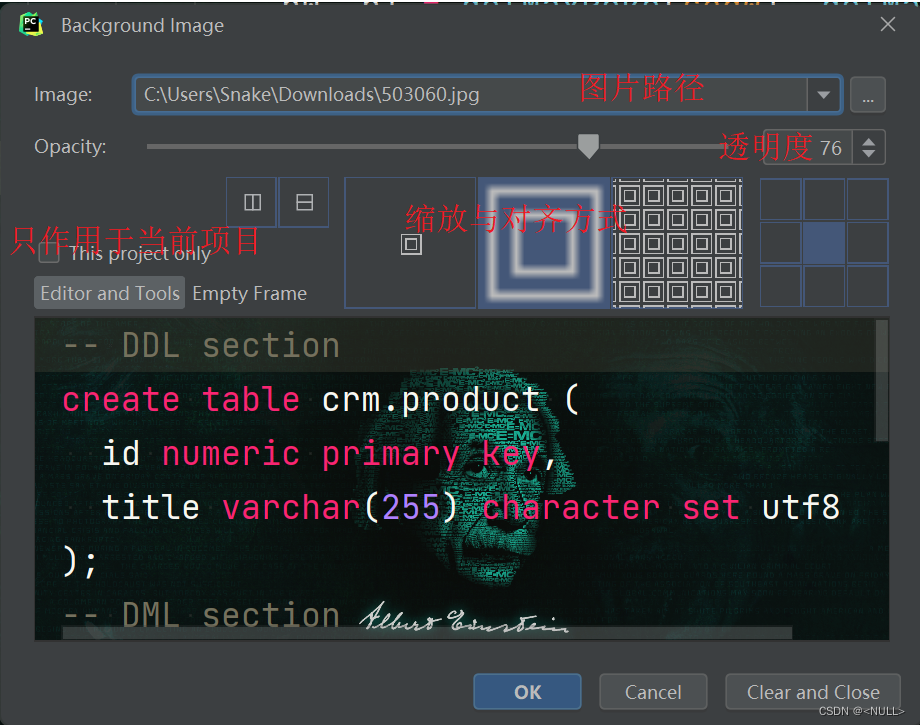 Pycharm中自定义代码配色方案，背景图片_pycharm配色方案-CSDN博客