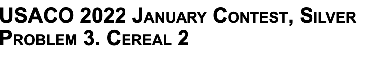 USACO 1月 2021-2022 January Contest Silver银组 题解_2024年1月usaco1月月赛题解-CSDN博客